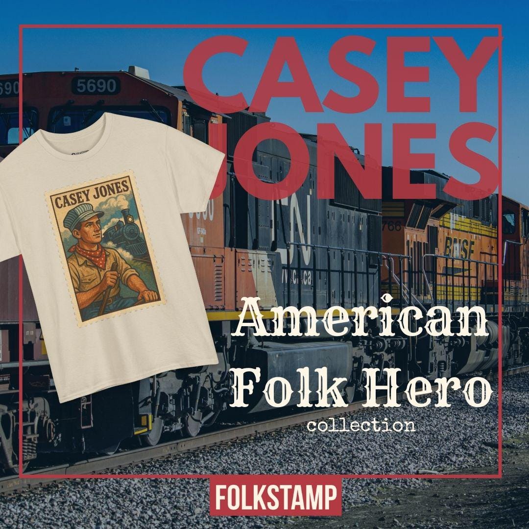 Casey Jones Vintage Stamp Style Shirt - Etsy