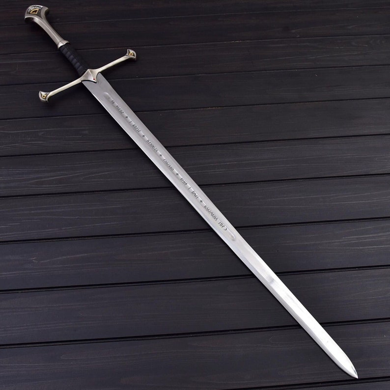 Narsil Sword Shining Beacon of Strength and Valor Forged From Stainless ...