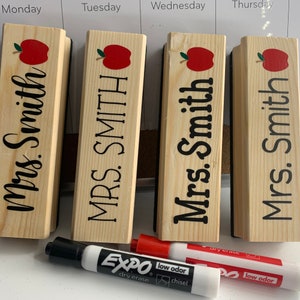 Personalized Teacher White Board Eraser Teacher Appreciation Thank You ...