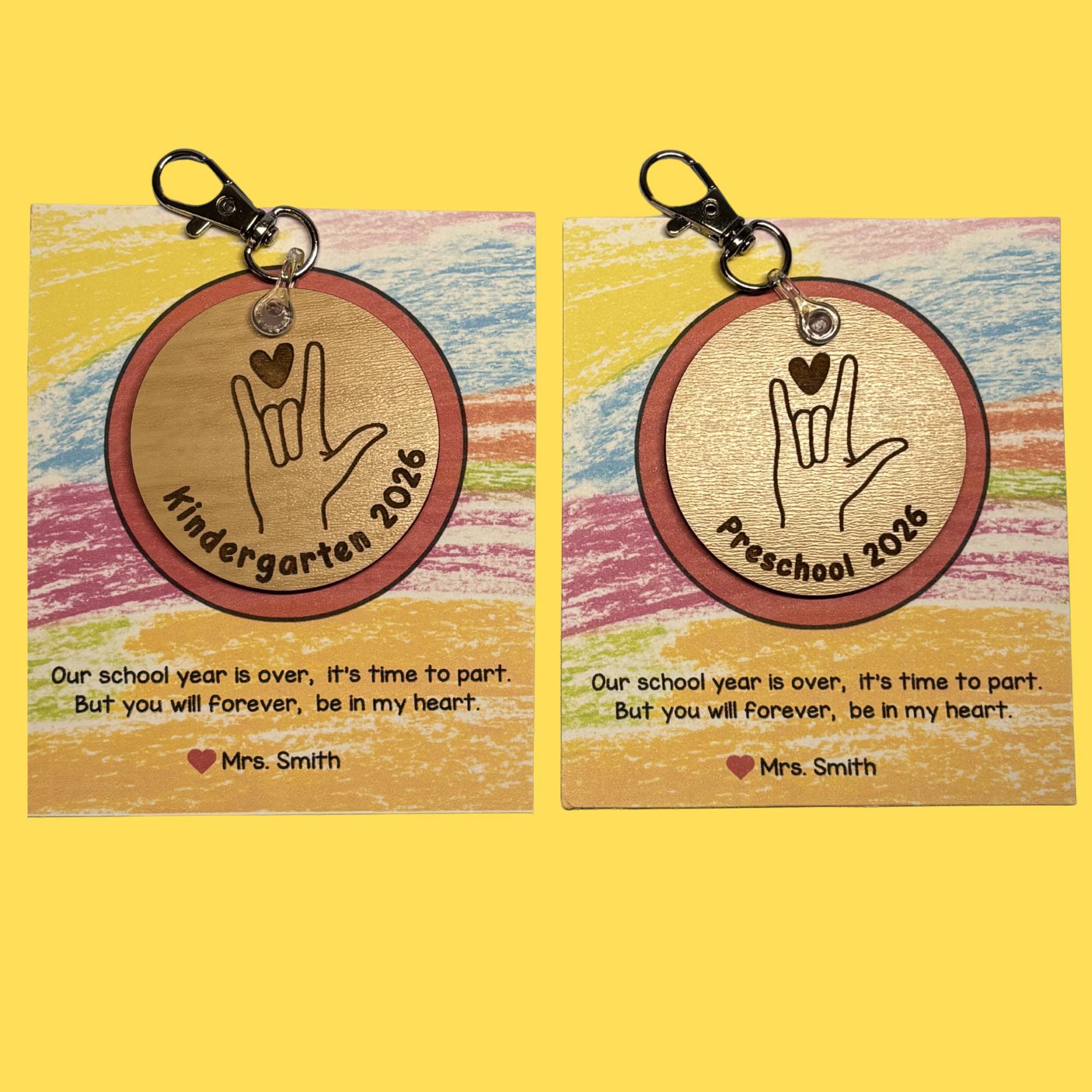 Personalized End of School Year Student Gift Kindergarten Graduation ...