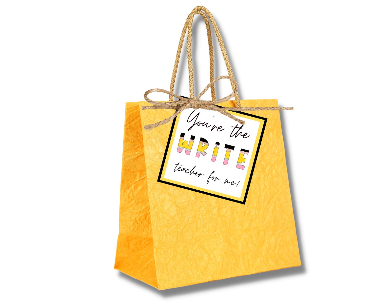 Back to School Teacher Gift Tag Printable Cookie Tag Meet the Teacher ...