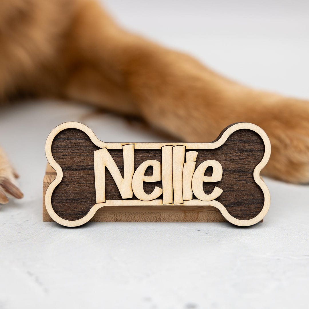 Personalized Dog Magnet With Name Pet Label for Crate Dog Sign Custom ...