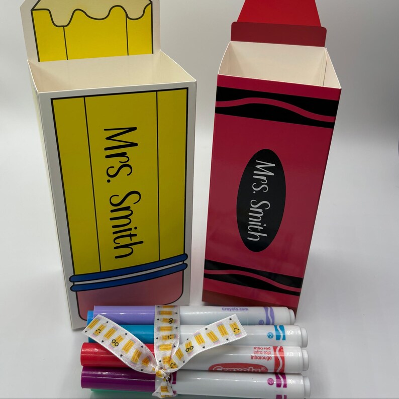 First Day of School Teacher Gift Back to School Treat Box Personalized ...