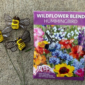 Bumble Bee Picks Bee Flower Decor Baby Shower Bee Decor Floral Bee ...