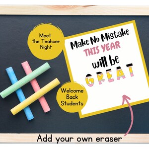 Back to School Gift Tags for Students From Teachers First Day of School ...