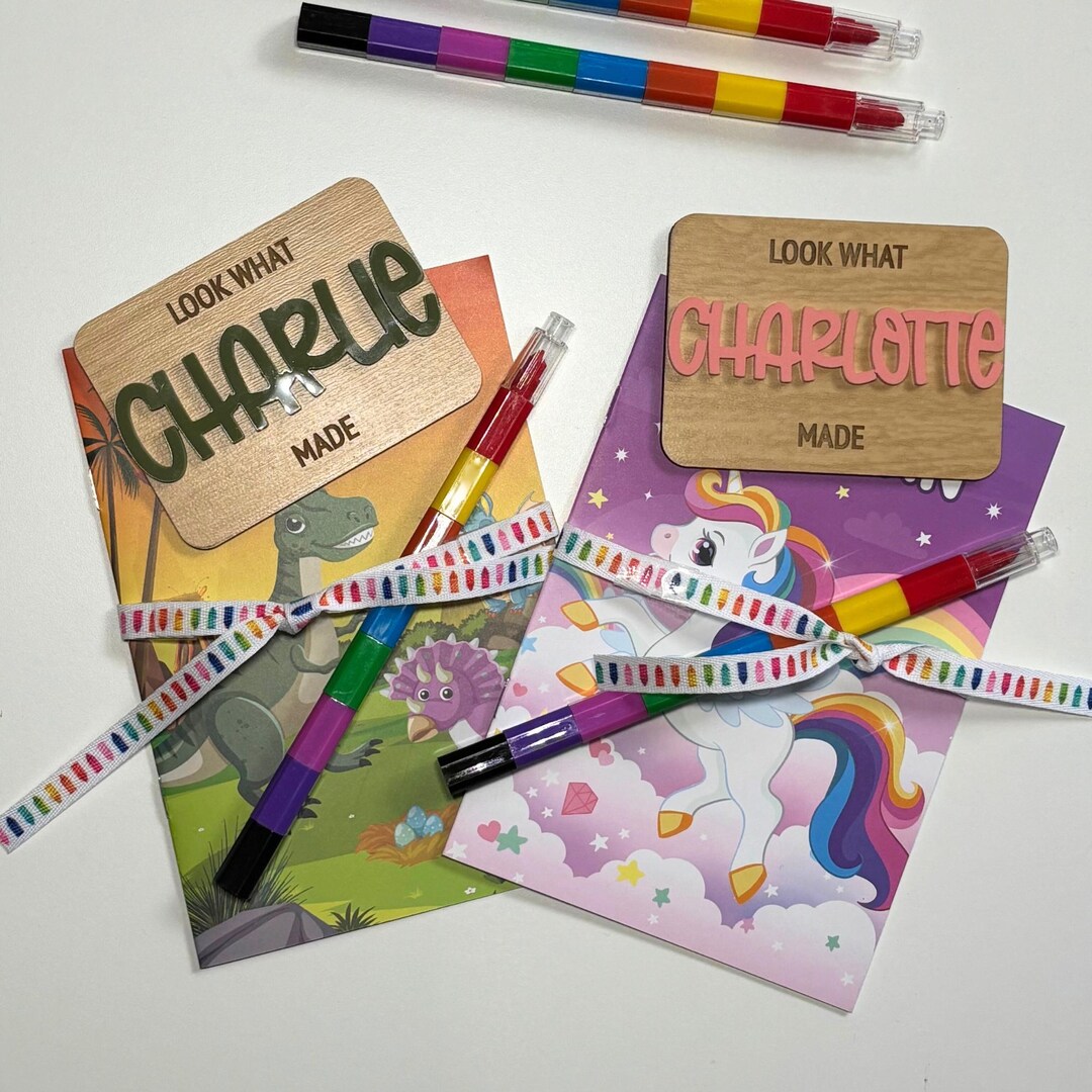 Look What I Made Gift Set Custom Personalized Magnet Fridge Magnet Kids ...