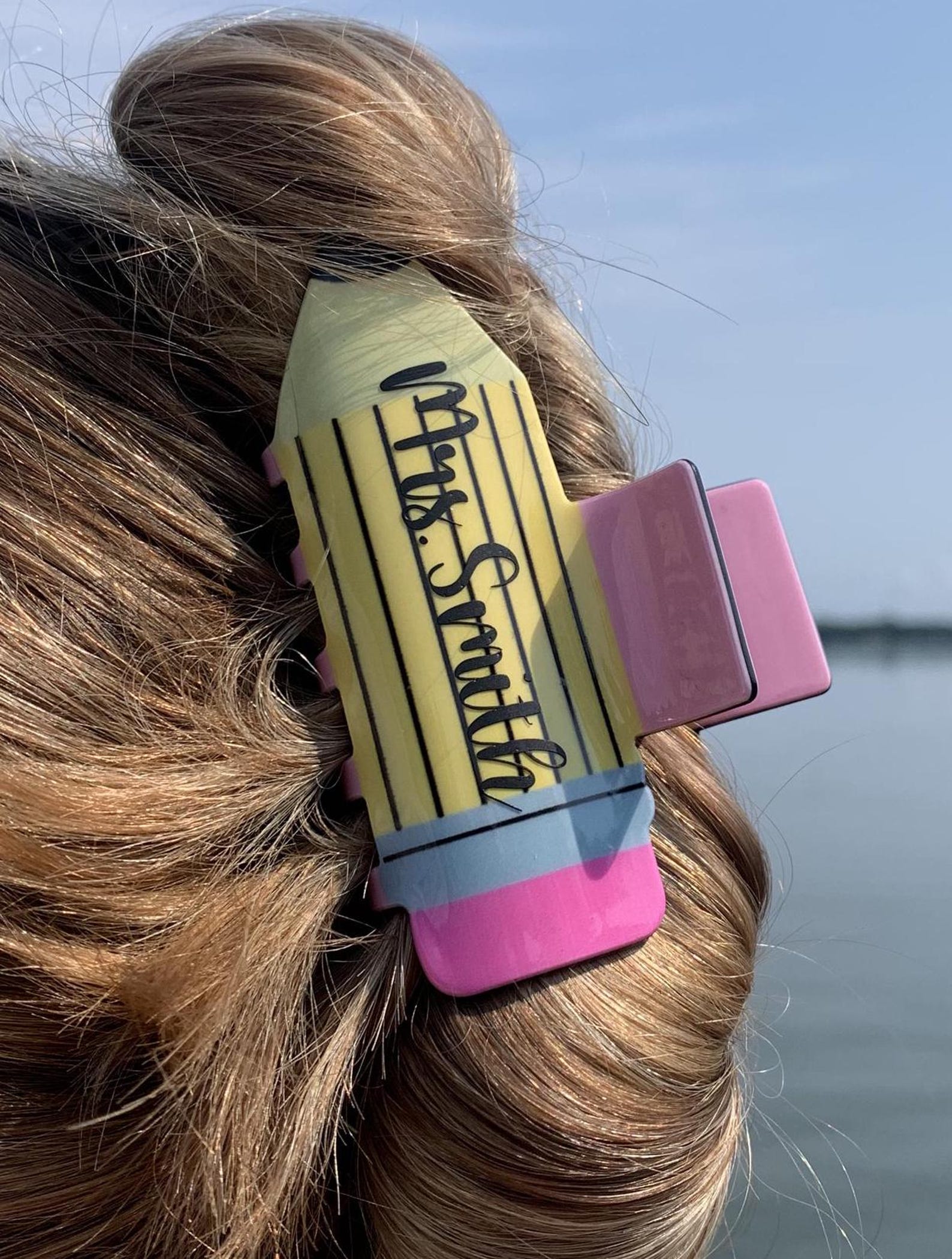 Teacher Hair Claw Clip for Teacher Back to School Gift for New Teacher ...