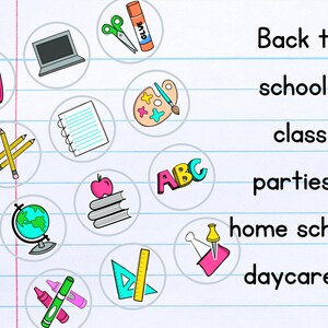 School Theme Cupcake Toppers for Students Classmates First - Etsy