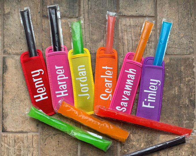 NEW! Ice Pop Holders, Yogurt Go-gurt Freezer Pouch, Birthday Favors ...