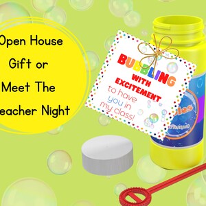 First Day of School Gift Tag for Students From Teacher Back to School ...