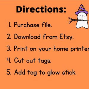 Printable A Little Light to Glow Your Night. Glow Stick Cards - Etsy