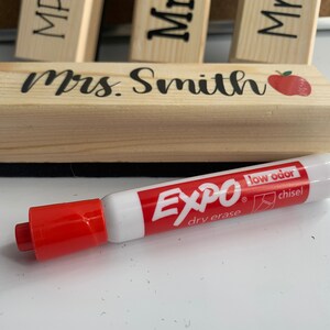 Personalized Teacher White Board Eraser Teacher Appreciation Thank You ...