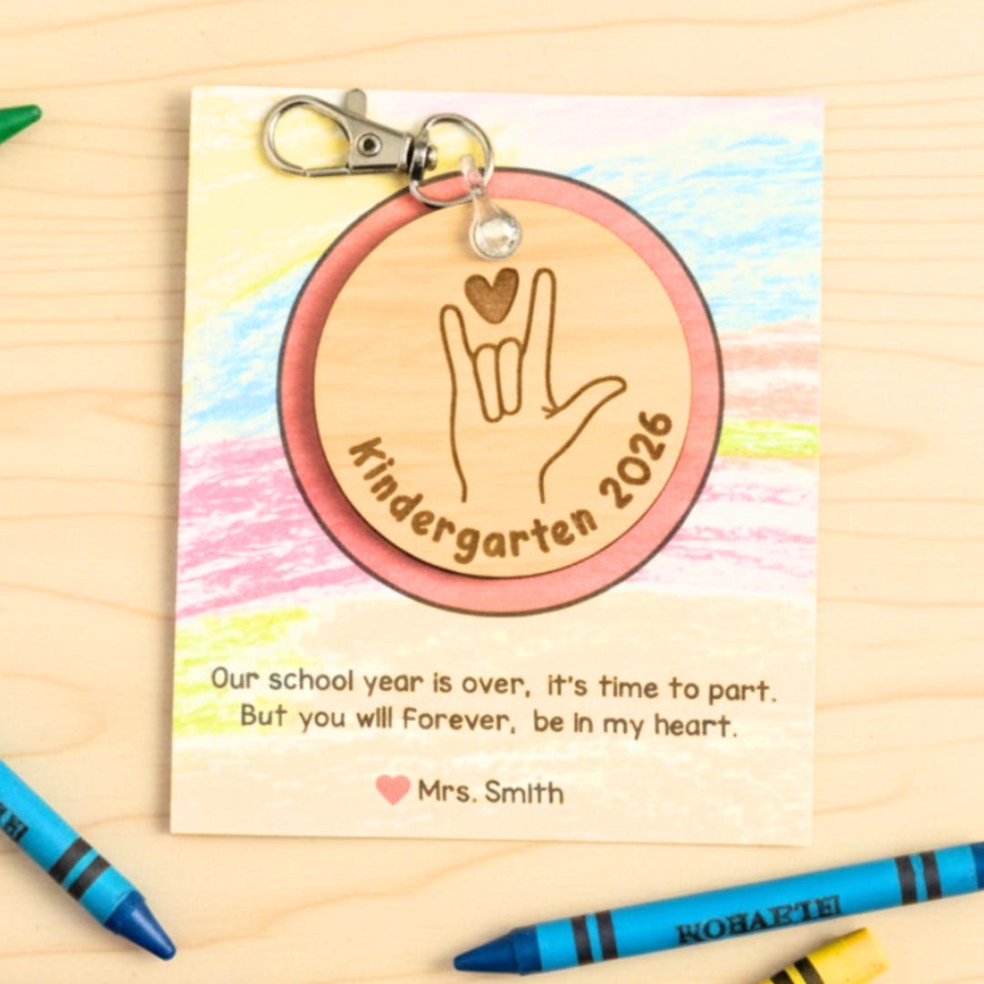 Personalized End of School Year Student Gift Kindergarten Graduation ...
