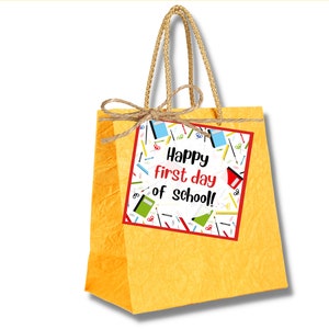 First Day of School Gift Tag Back to School Gift Tag for Students ...
