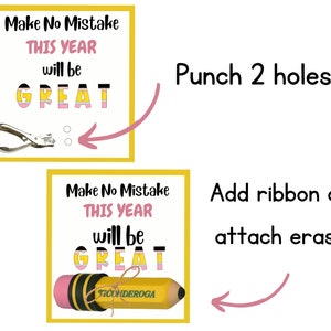 Back to School Gift Tags for Students From Teachers First Day - Etsy