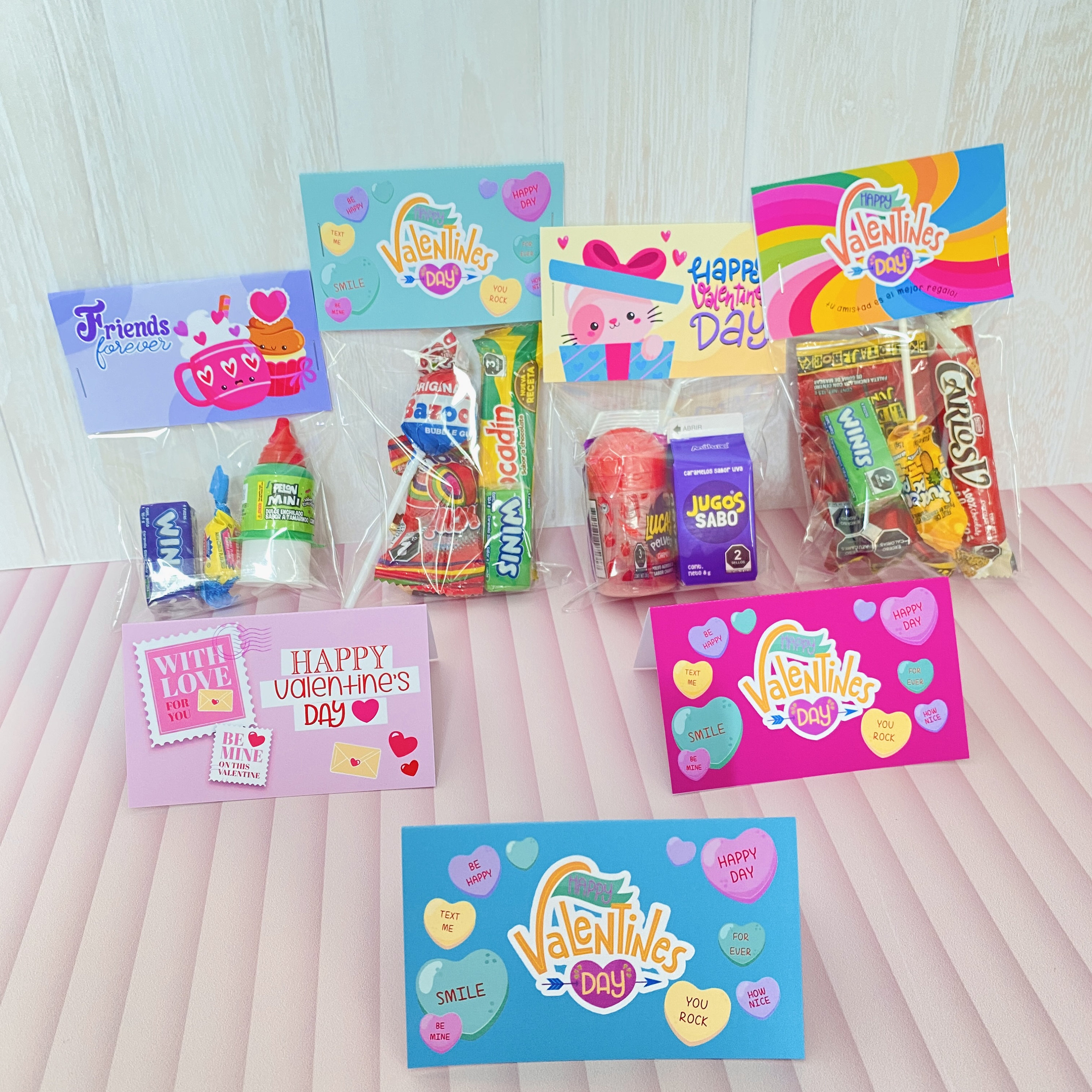 Candy cards, tarjetas para san valentin, tags imprimibles - Etsy México