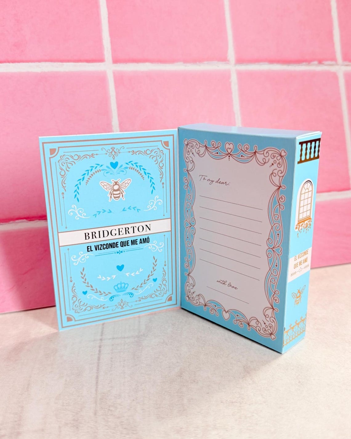 Printable Bridgerton Book-style Box File - Etsy