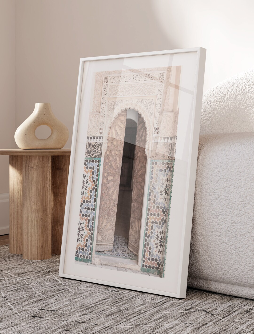 Minimalist Middle Eastern Door Photography, Morocco Arch Print, Pot ...