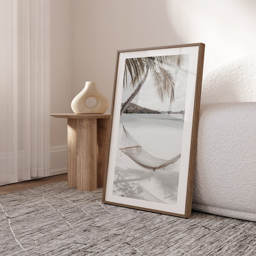 Coastal Beach Print | Ocean Waves | Neutral Beach Poster | Minimalist ...