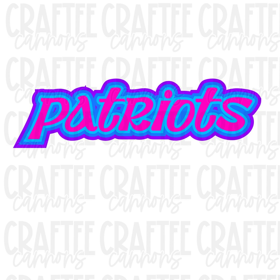 Custom Mascot Word Art: Rainbow Block Text Design (digital File PNG ...