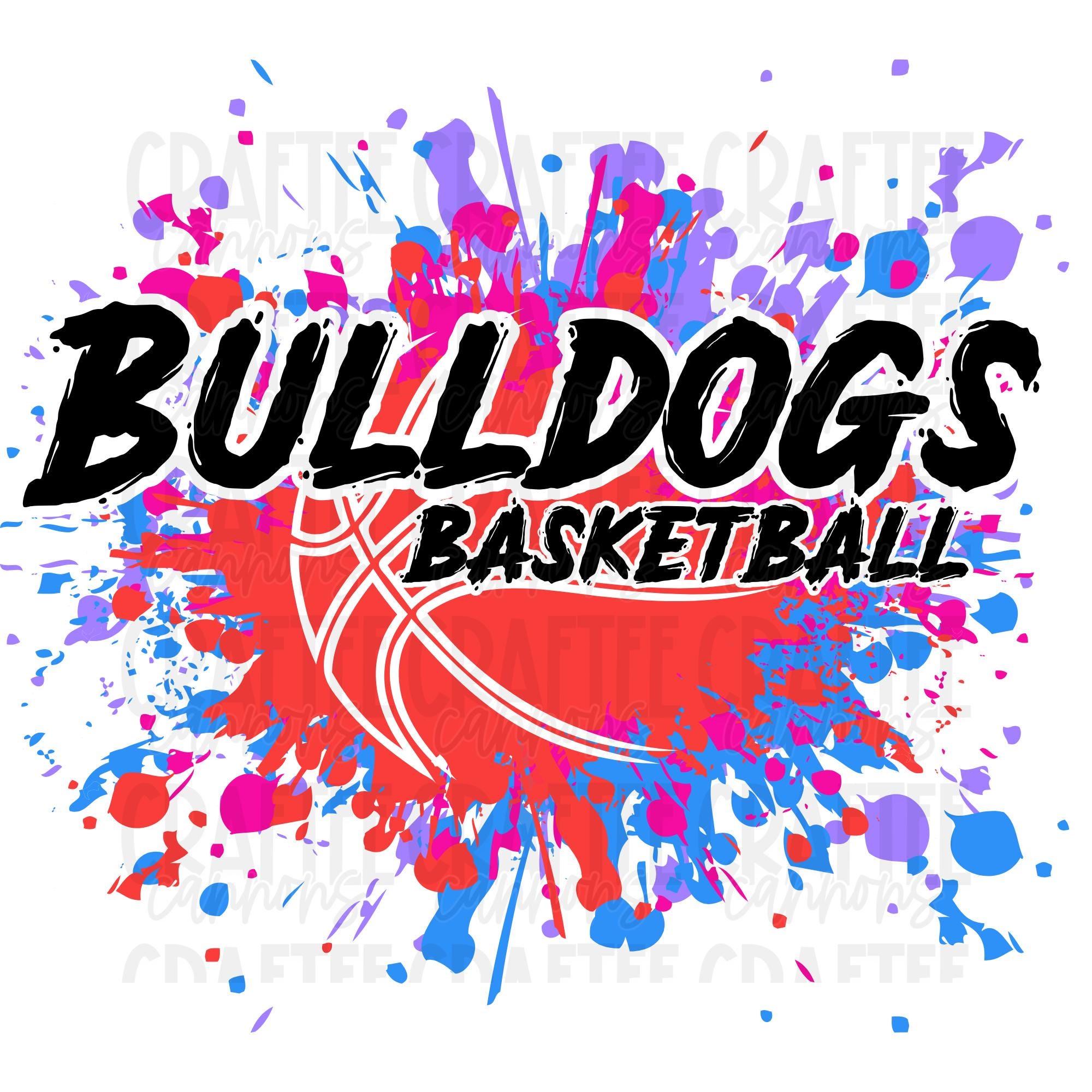 Custom Basketball Paint Splatter PNG | Name PNG | Sublimation Design ...