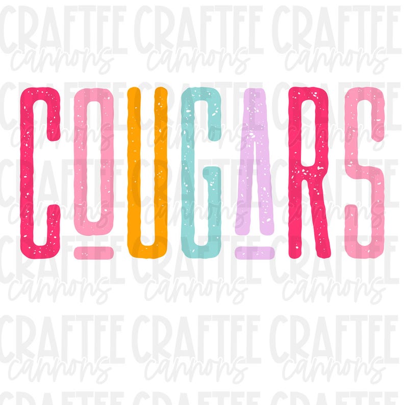 Custom Retro Mascot Word Art: Rainbow Block Design (digital File) - Etsy