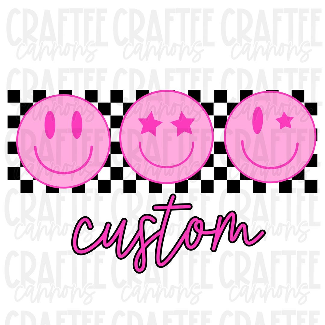 Custom Mascot Word Art: Retro Smiley Face Bulldogs Design (digital File ...