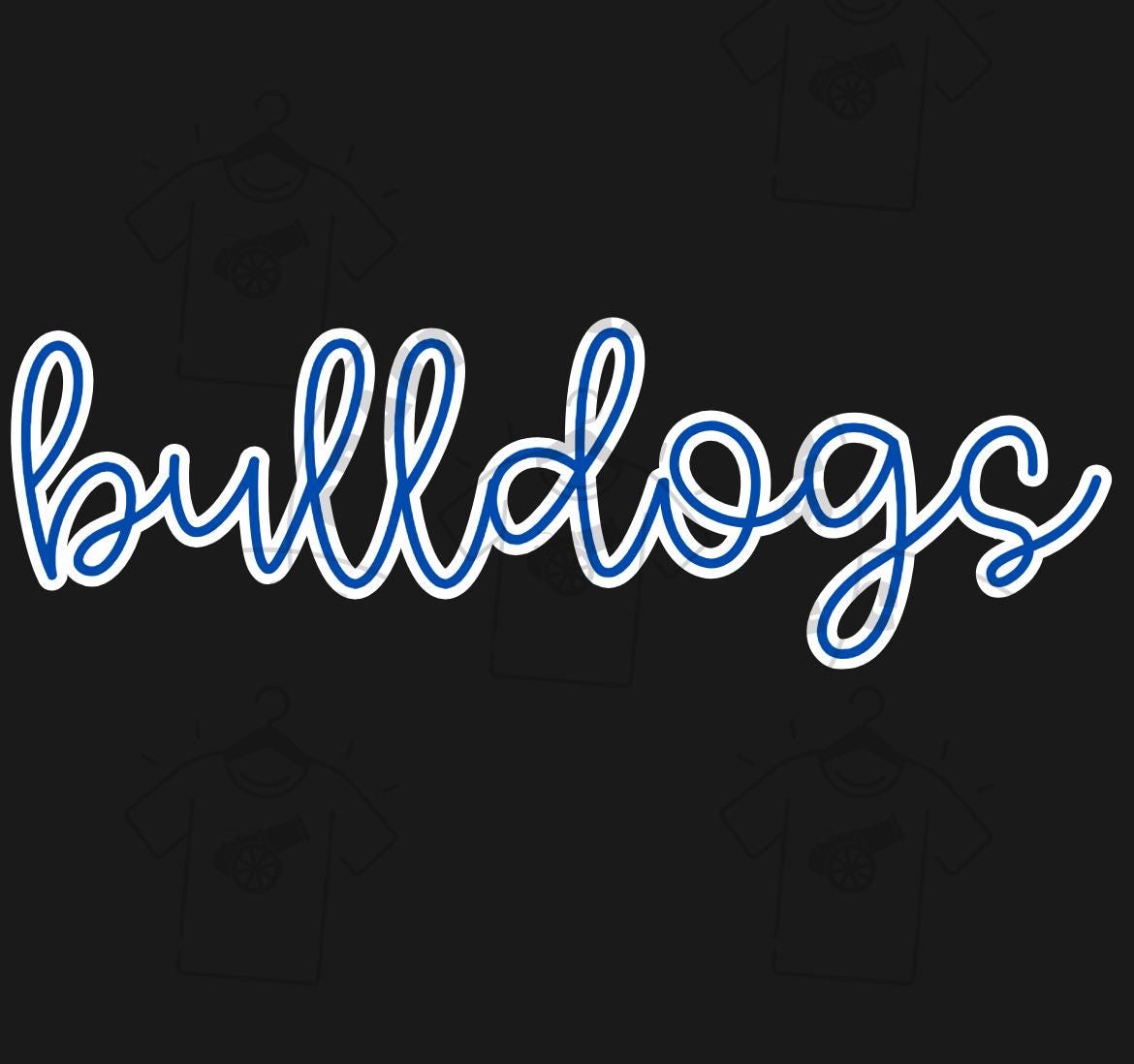 Bulldogs Digital File | SVG & PNG for Cricut, DTF Printing, School ...