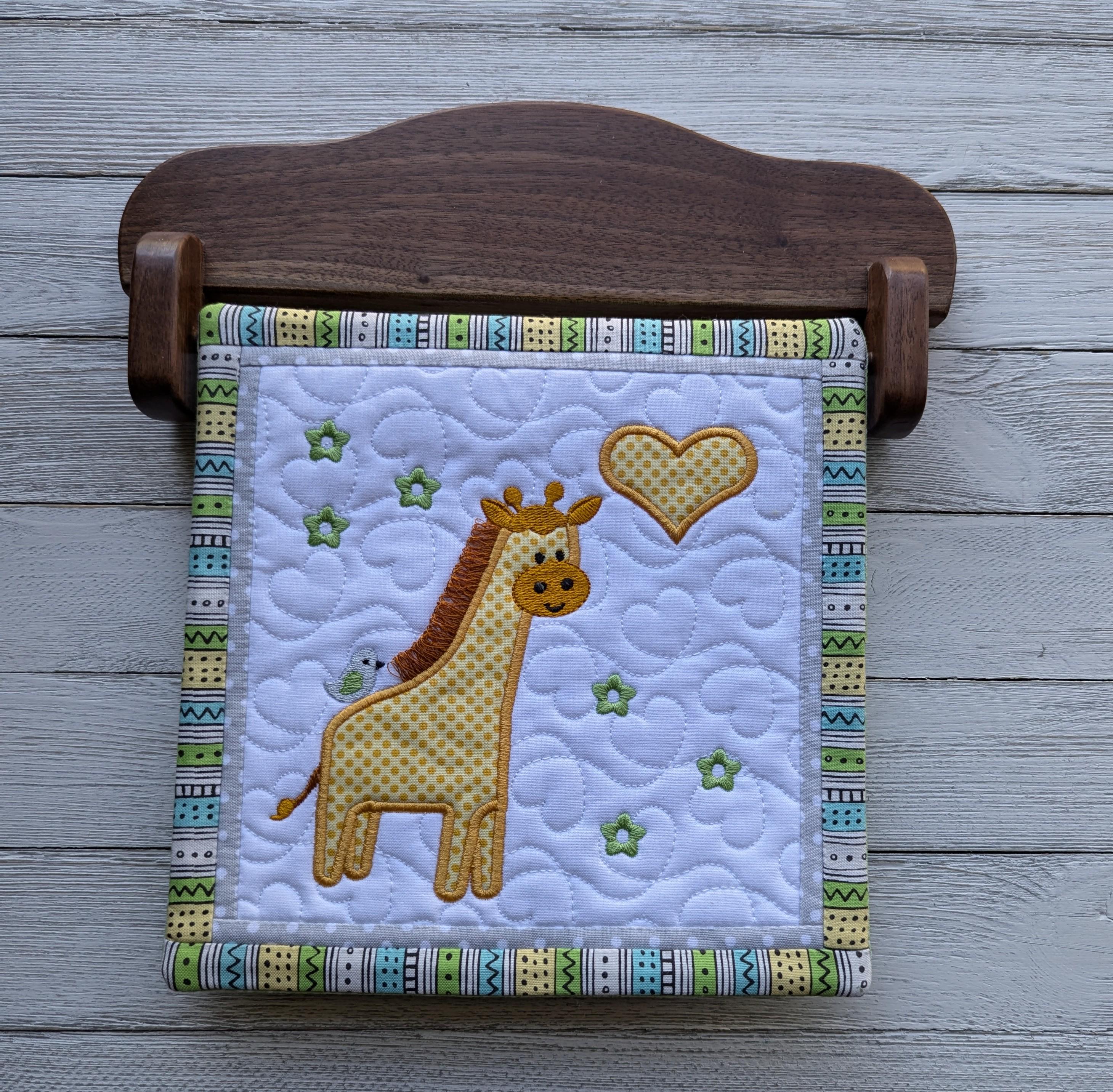 Walnut Wood Hanger for Mini Quilts up to 7.50" Wide - Etsy
