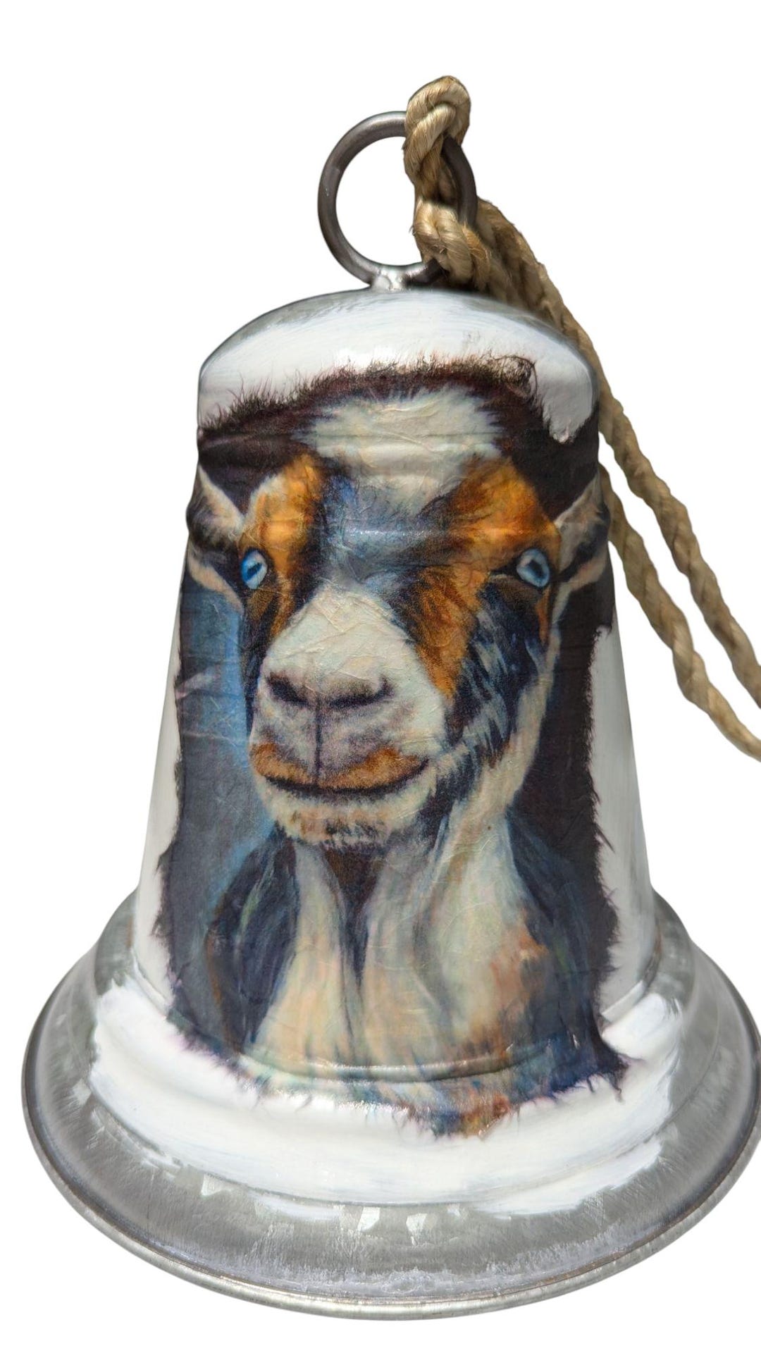 Adorable Goat Decorative Galvanized Metal Bell - Etsy