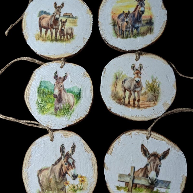 Donkey Ornament - Etsy