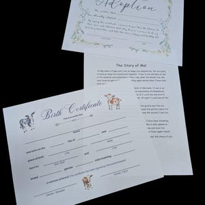 Adopt a Highland Cow Stuffed Animal Plush With Certificates and ...