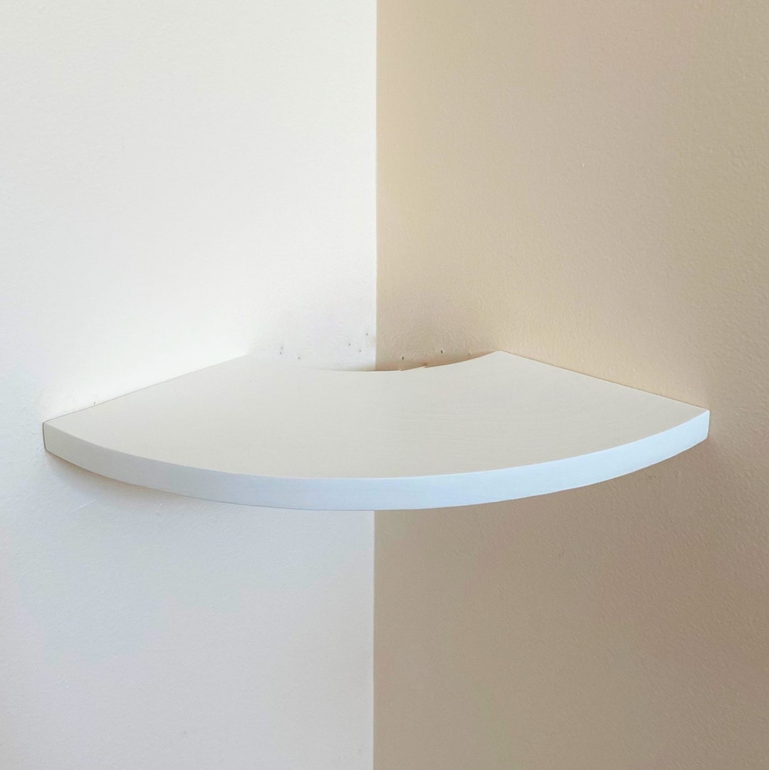 Corner Shelf, Round Front Edge, Shelves for Baby Monitor, Camera ...