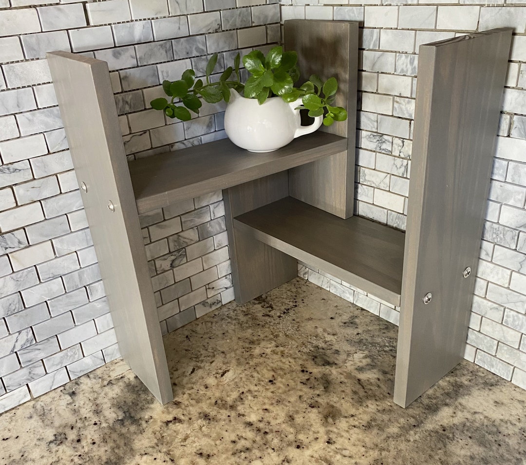 Kitchen Corner Shelves, Open Shelving, Counter Shelf, L-shaped Shelf ...