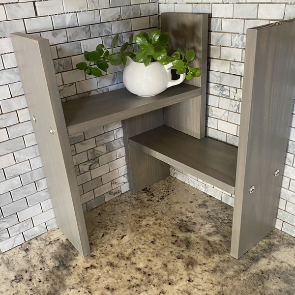 2 Tier Counter Shelves - Etsy 2 Tier Counter Shelves - Etsy