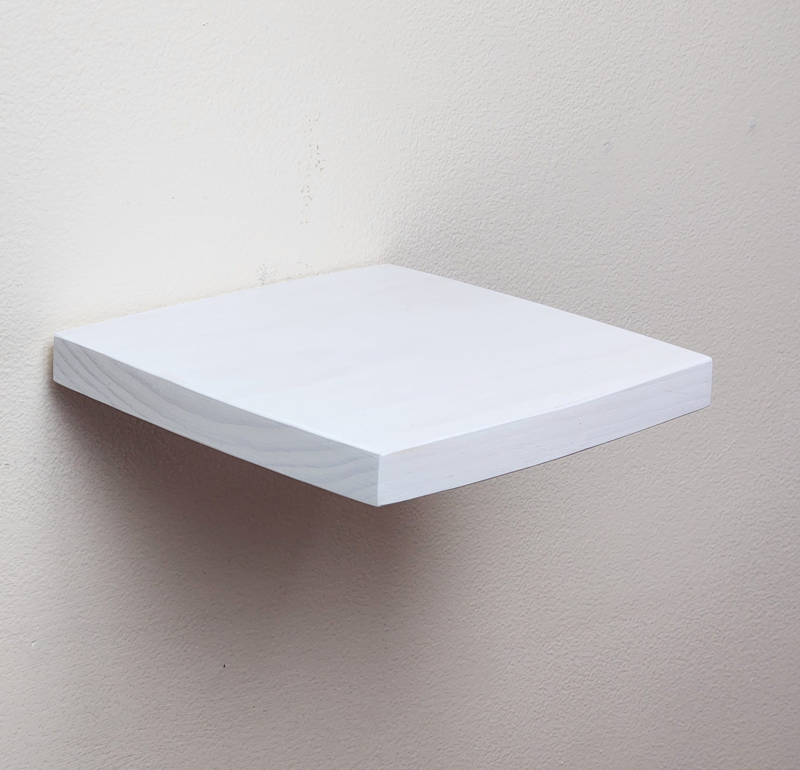 Floating Shelf, Small Wooden Square Shelf Wall Plant Holder, Pre ...