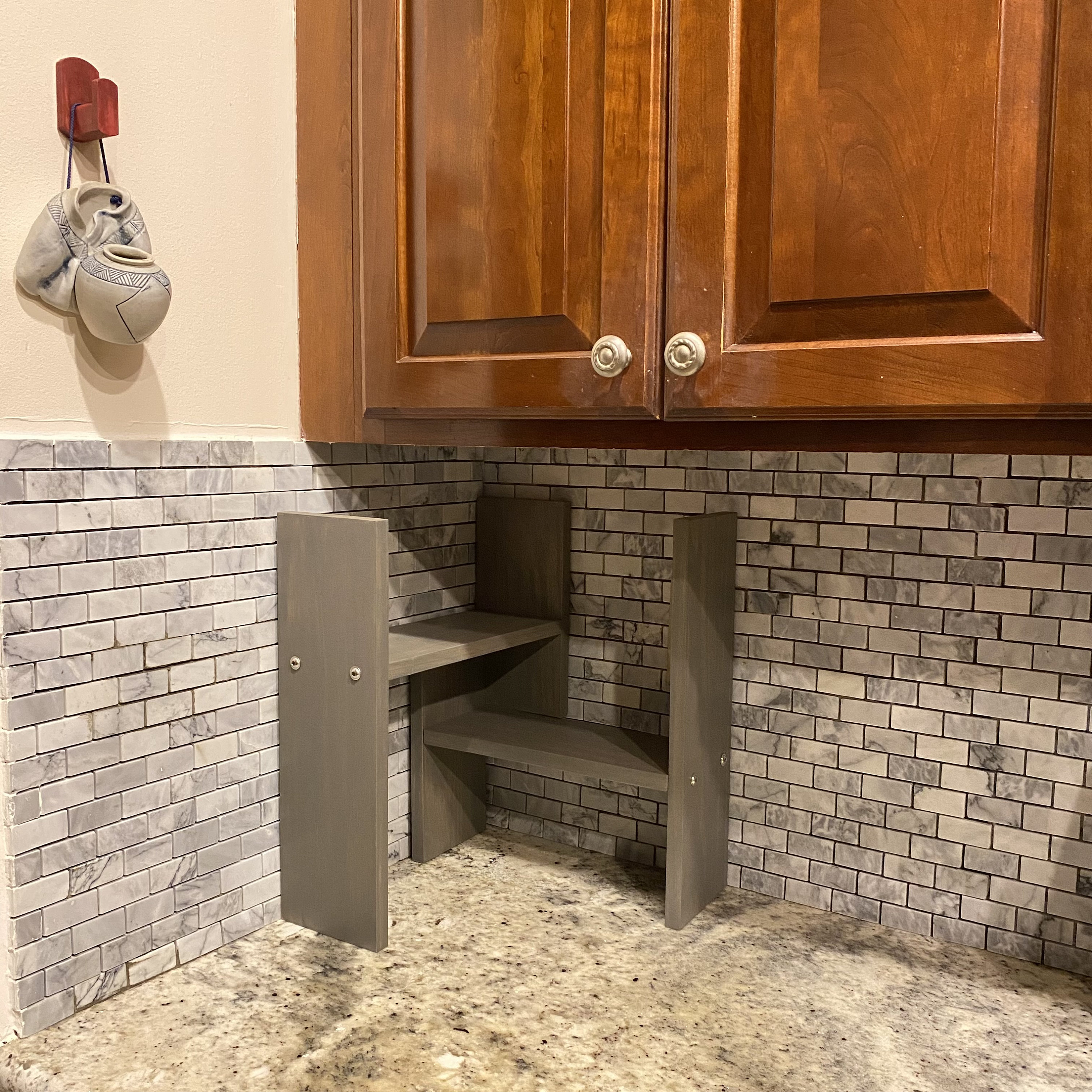 Kitchen Corner Shelves, Open Shelving, Counter Shelf, L-shaped Shelf ...