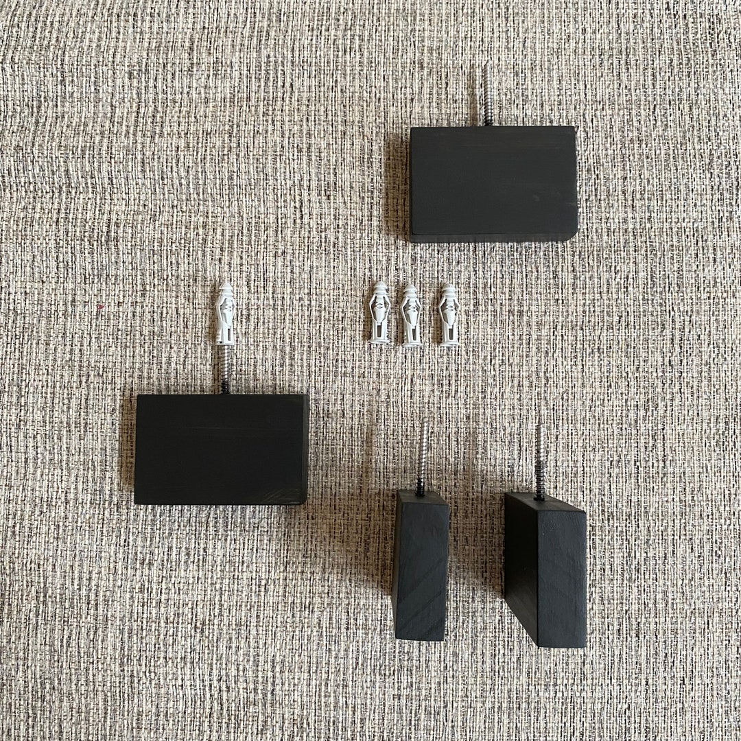 Small Floating Shelf, Wooden Shelf With Pre-installed Screw ...