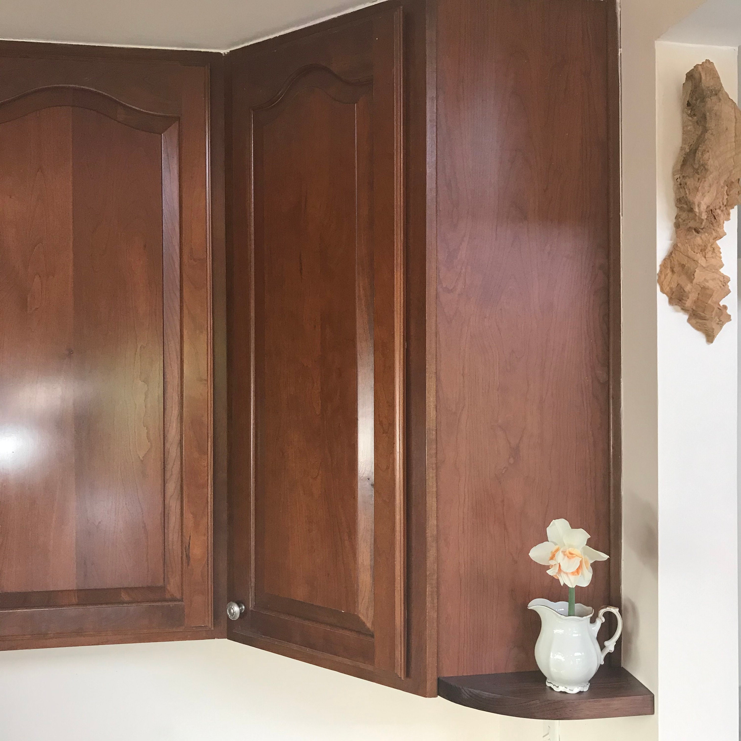 Kitchen Corner Round Shelf Cabinet Shelvestriangle Shelf Radius ...