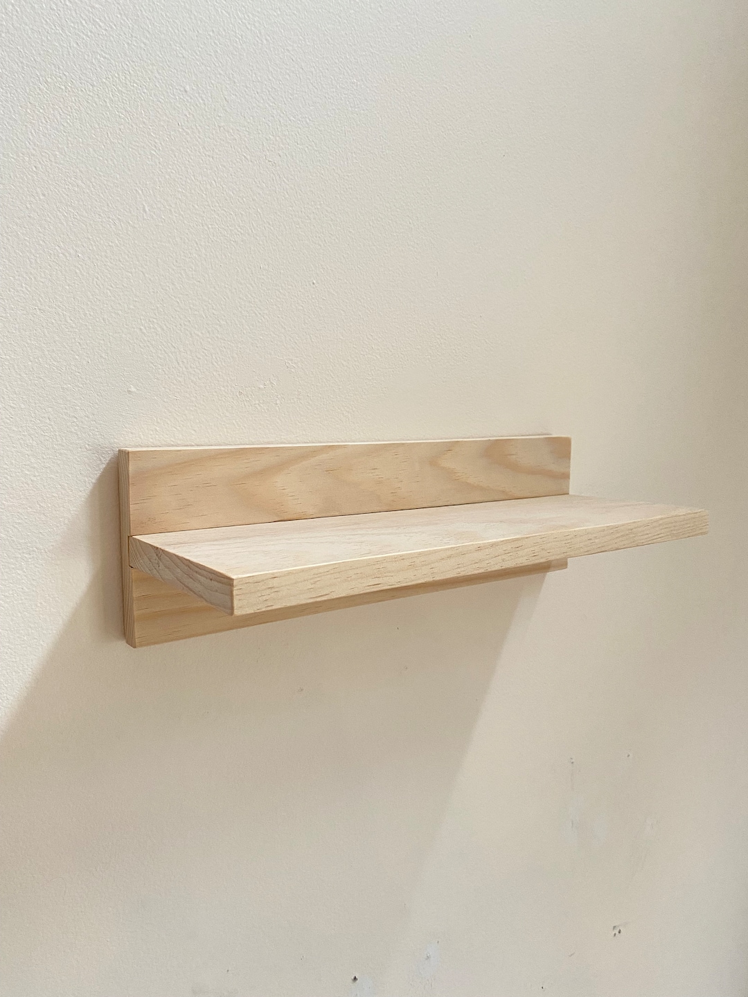 Art Display Ledge Floating Shelf, Wall Organizer Wood Picture Ledge ...