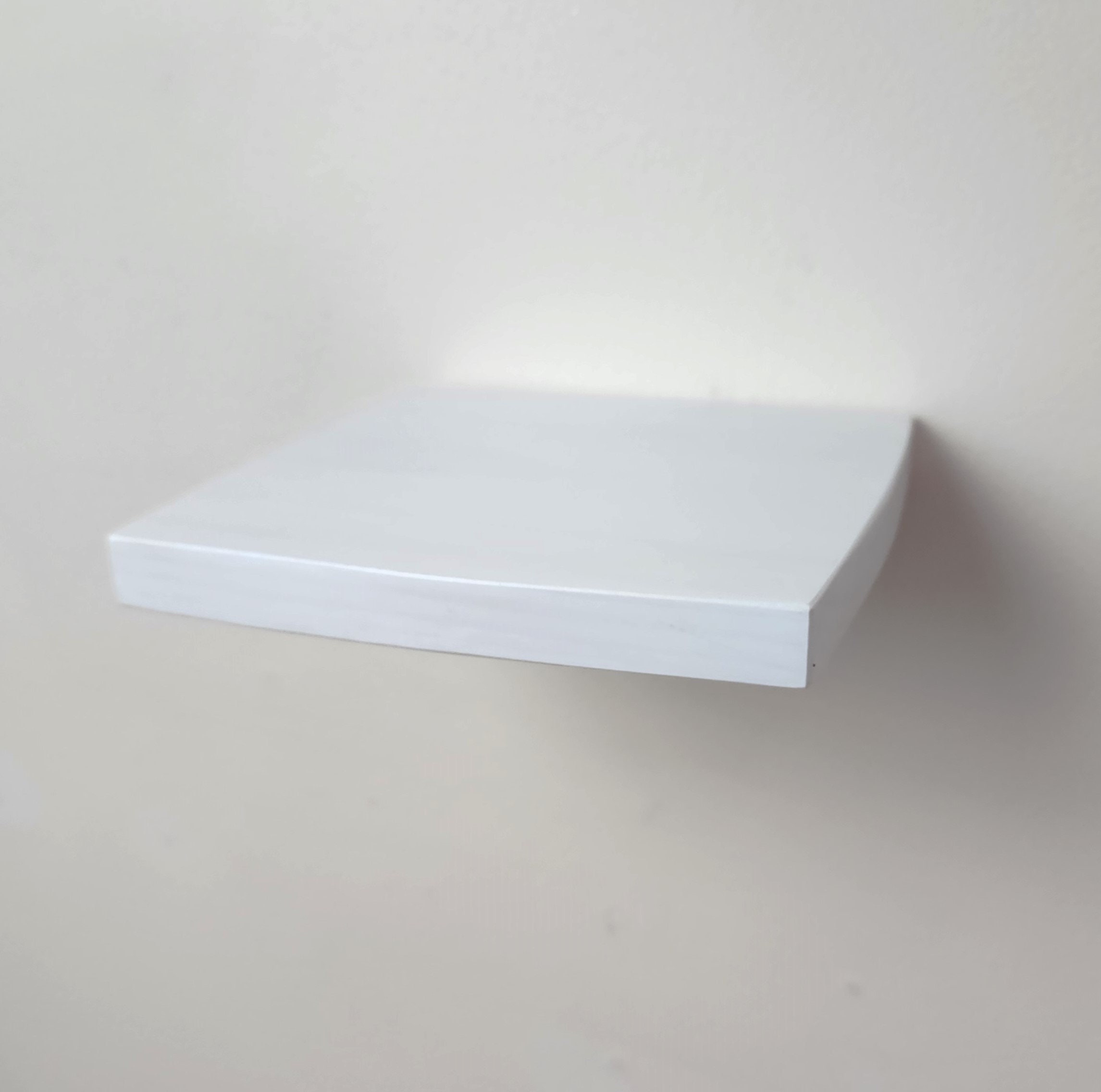 Floating Shelf, Small Wooden Square Shelf Wall Plant Holder, Pre ...