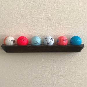 Floating Shelf for Golf Ball, Elegant Golf Display Shelves, Holder Rack ...