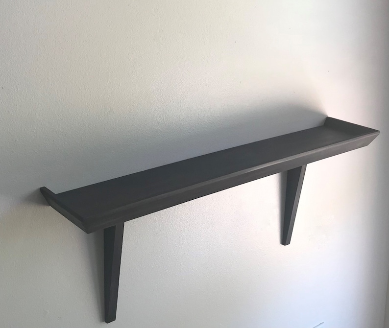 Floating Shelf, Console Hallway Table, Wooden Shelves, Pine Entryway ...