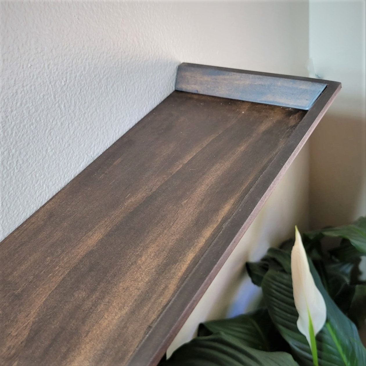 Floating Shelf, Console Hallway Table, Wooden Shelves, Pine Entryway ...