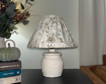 Rustic Ceramic Table Lamp - Etsy