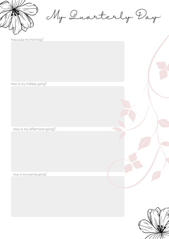 Daily Printable Instant Download Printable Planner Daily | Etsy