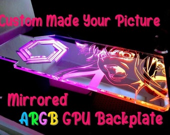 Custom RGB GPU Backplate Spectrum - Etsy UK