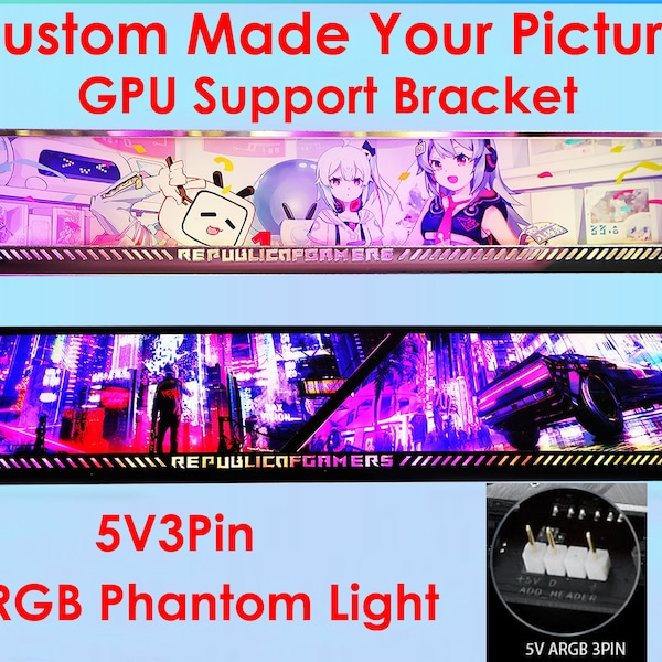 Anime rgb gpu backplate - Etsy.de