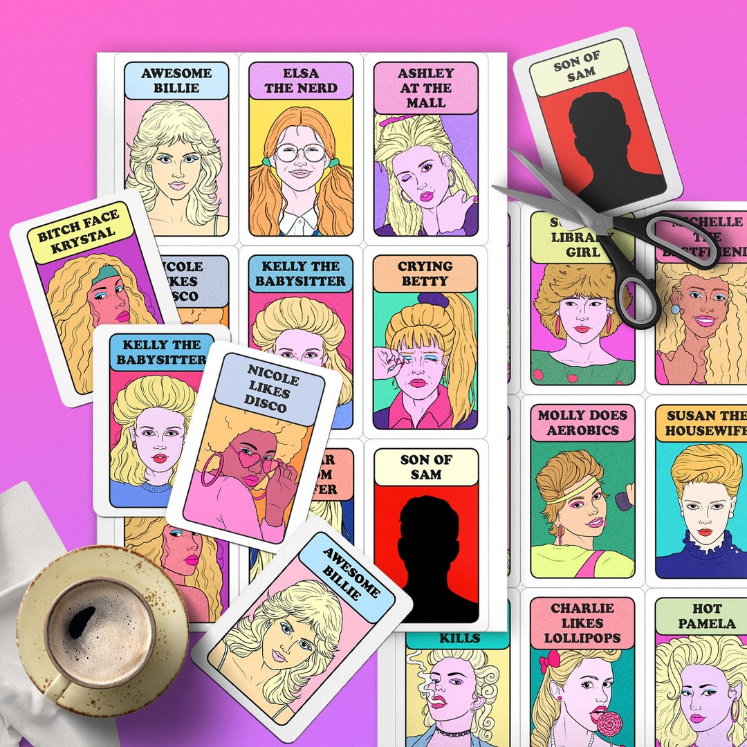 Son of Sam Card Game Printable Cards Inspired by Only - Etsy