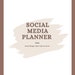 Social Media Planner 2024 - Etsy